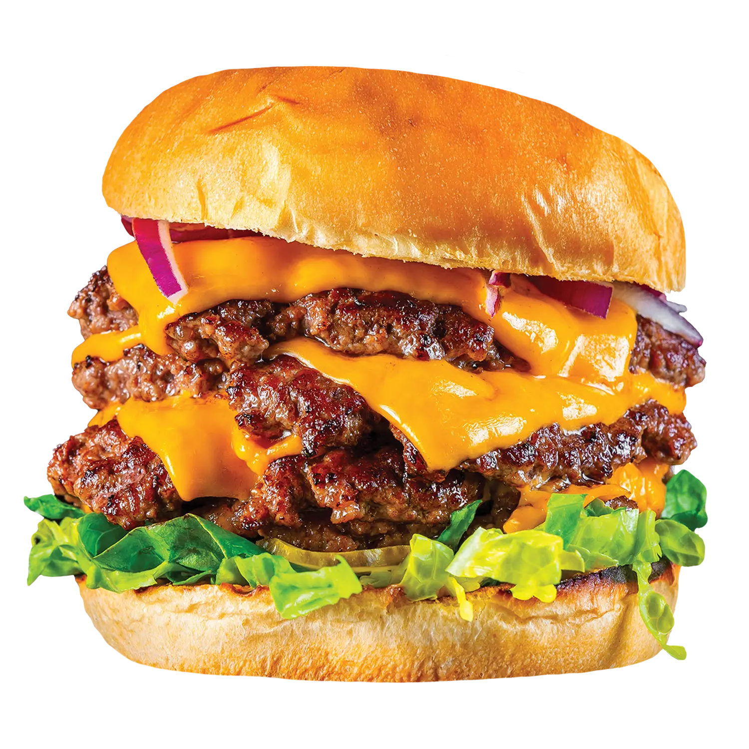 Swift Ground Beef Cheesy Stacked Burger - Swift